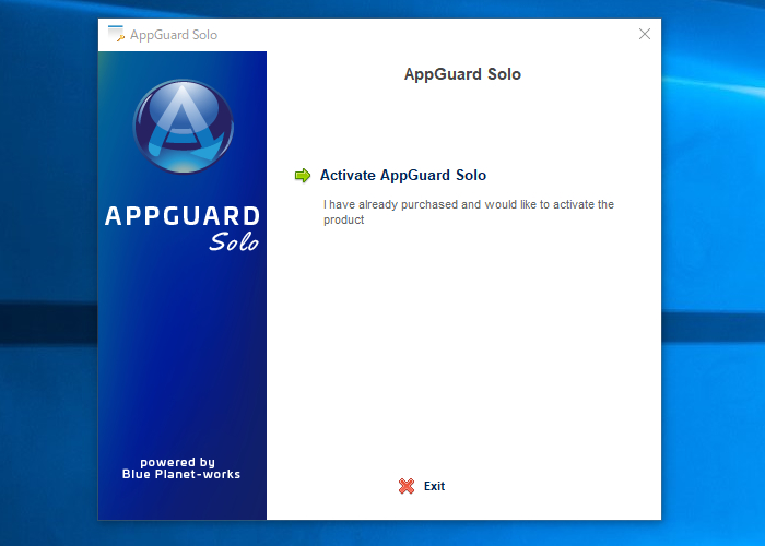 AppGuard Soloをインストールしてみた