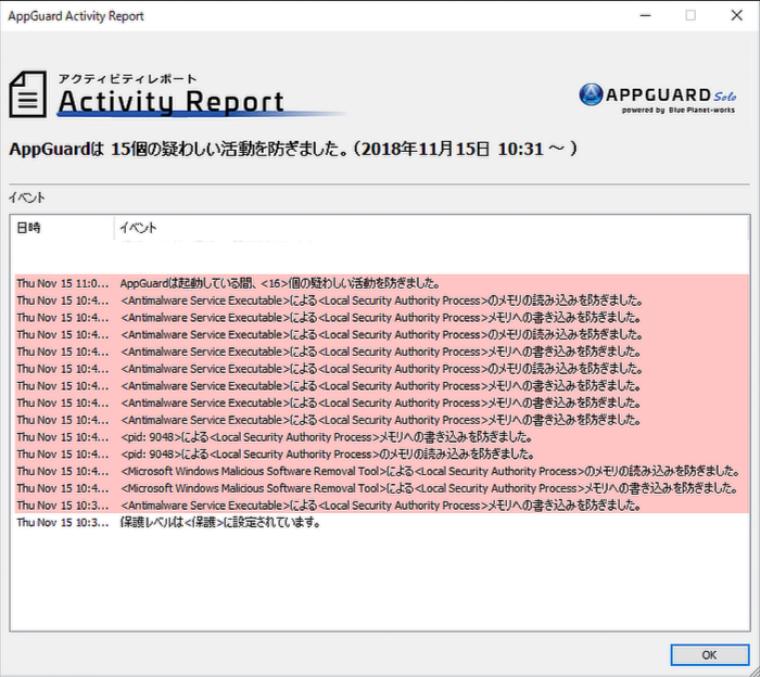 AppGuard Soloをインストールしてみた